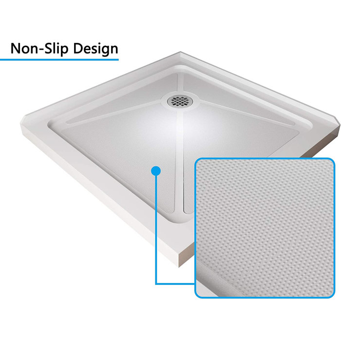 VTI 36" W X 36" D X 72" H Framed Square Shower Enclosure With Base & Reviews | Wayfair